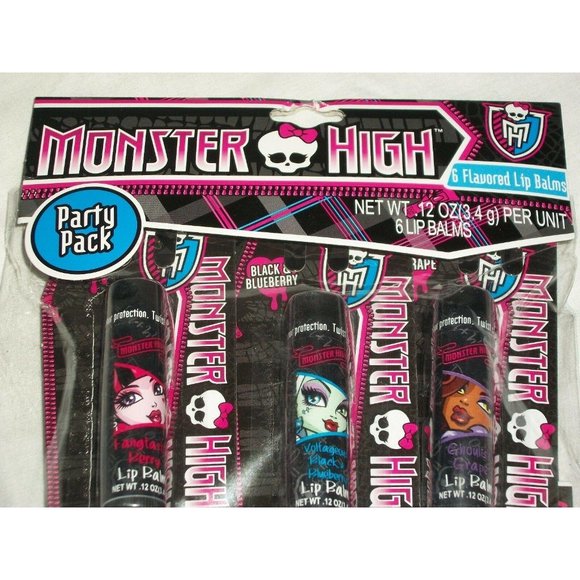 Lotta Luv | Makeup | Monster High Flavored Lip Balm Set 6 Mango Cherry Grape Berry Blueberry ...